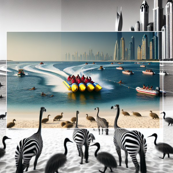 Top Beaches in Dubai for a Fun Banana Boat Adventure - Pirate UAE